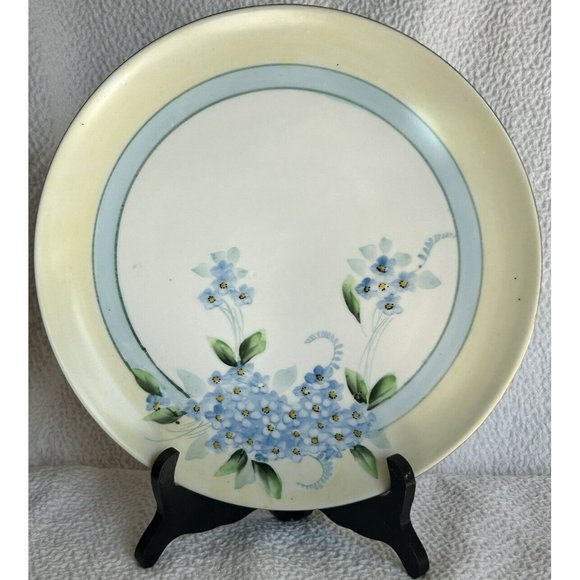 Nippon | Kitchen | Antique Luncheon Plate Nippon Forgetmenots Beautiful ...